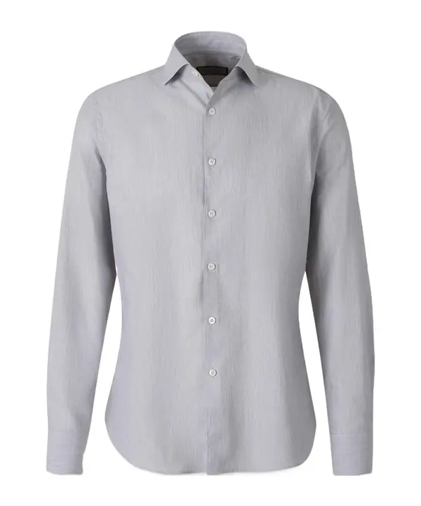 Canali Long Sleeved Plain Shirt