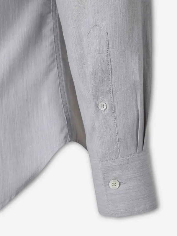 Canali Long Sleeved Plain Shirt