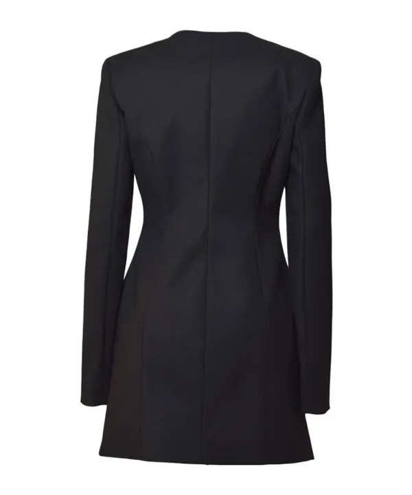 MSGM Zip-up Crewneck Coat