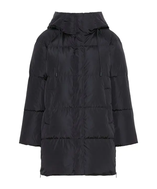 Max Mara Midi Parka In Water-repellent Taffeta