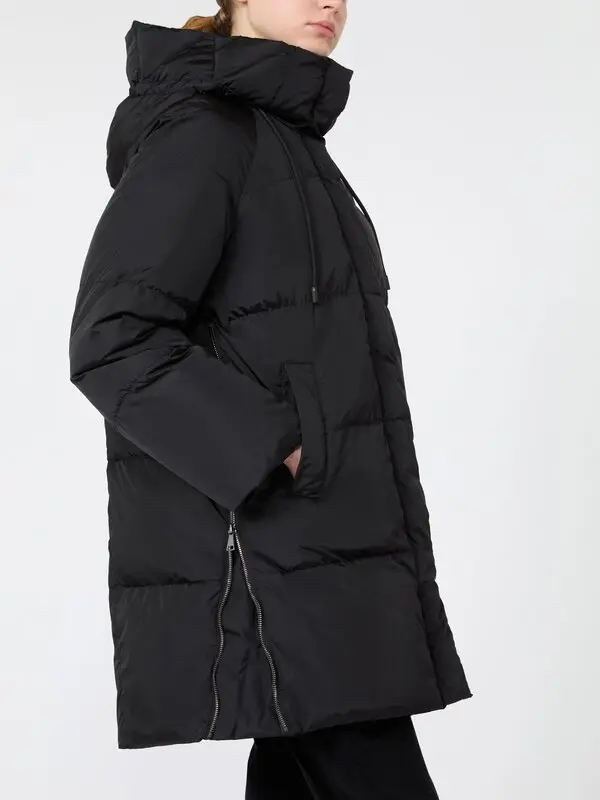 Max Mara Midi Parka In Water-repellent Taffeta