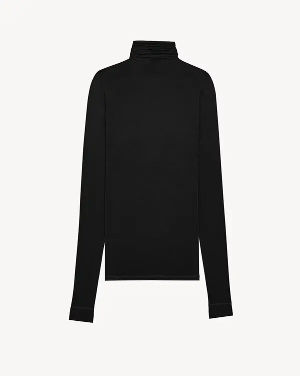 Saint Laurent Turtleneck Long-sleeved Top