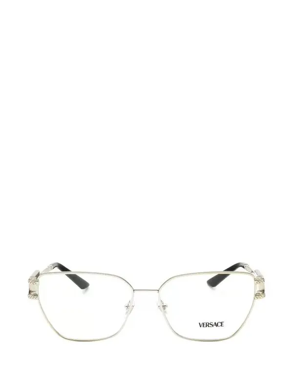 Versace Cat-eye Frame Glasses - Silver