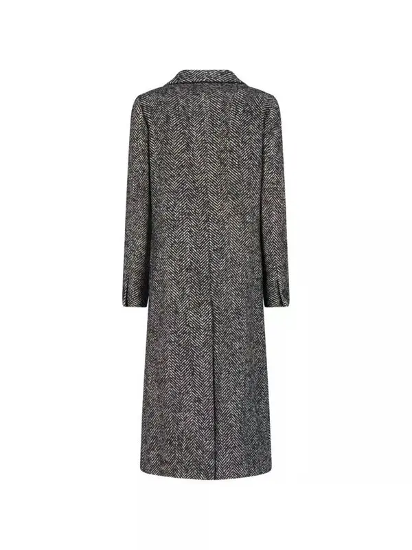 Tagliatore Herringbone-pattern Double-breasted Coat