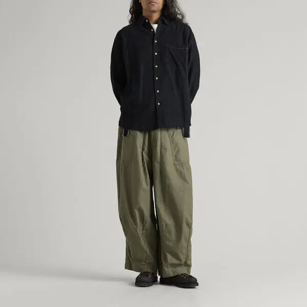 Needles 7 Cuts Overdyed Flannel Shirt