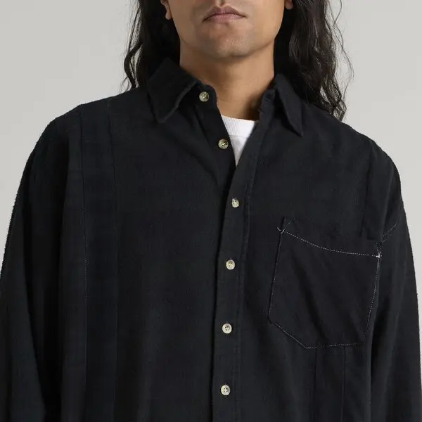 Needles 7 Cuts Overdyed Flannel Shirt