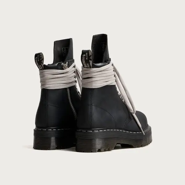 Rick Owens X Dr. Martens Quad Sole Steel Toe Boot