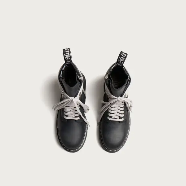 Rick Owens X Dr. Martens Quad Sole Steel Toe Boot