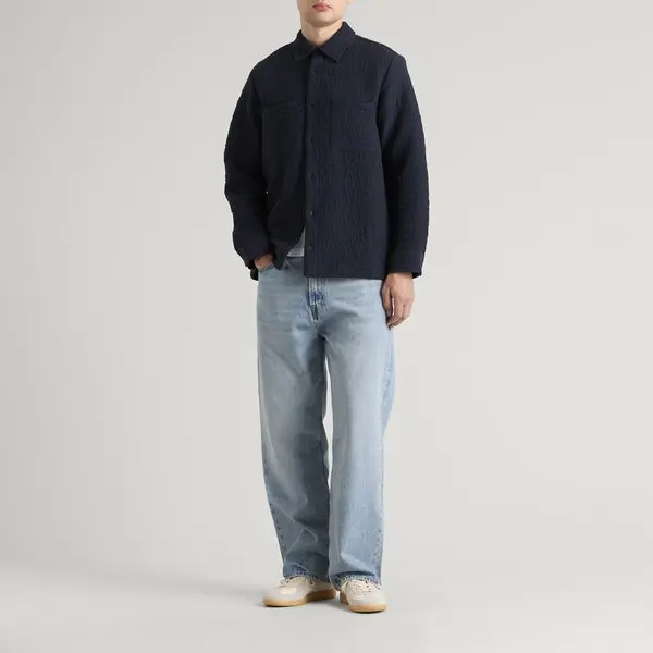 WAX LONDON Otto Ornate Quilt Overshirt