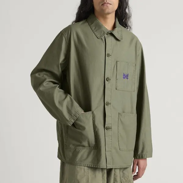 Needles Reversed Sateen Coverall Jacket