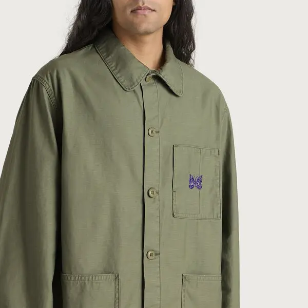 Needles Reversed Sateen Coverall Jacket