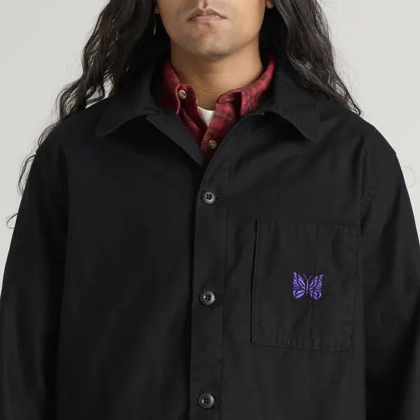 Needles Reversed Sateen Coverall Jacket
