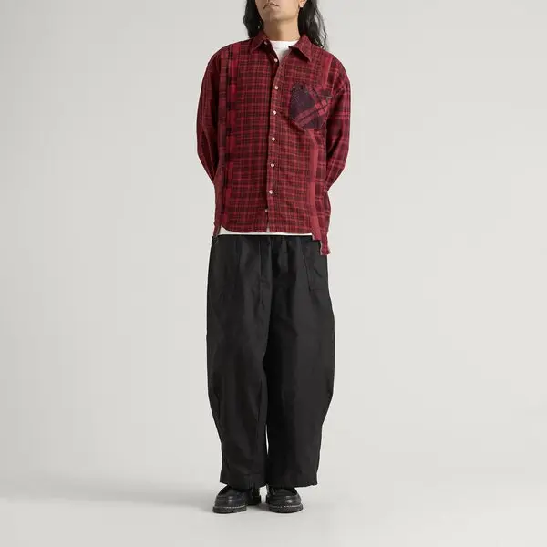 Needles 7 Cuts Overdyed Flannel Shirt