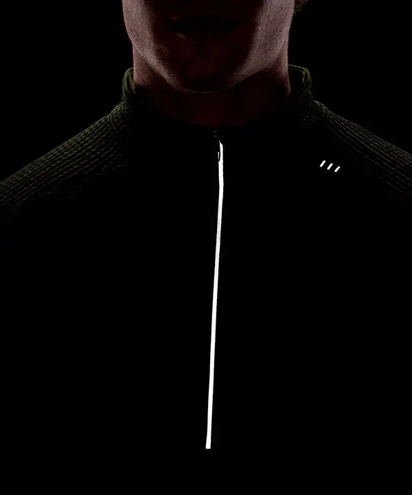 Lululemon Waffle-knit Half Zip - Deep Forest