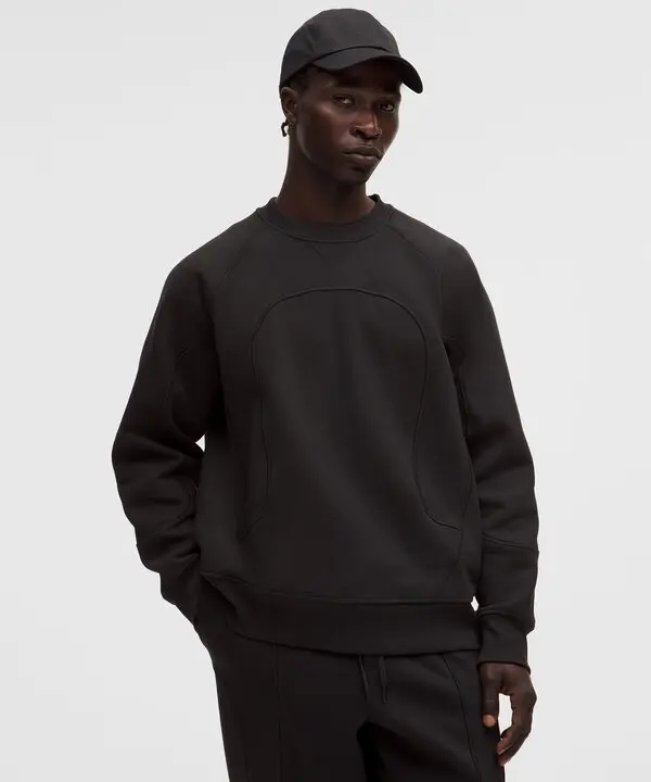 Lululemon Cotton Fleece Oversized Crew - Black
