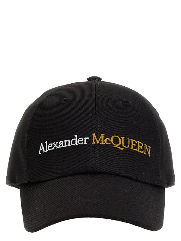 Alexander McQueen Logo Cap - Black