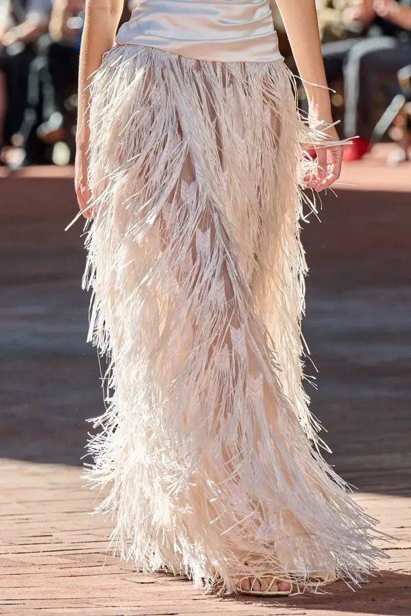 Ulla Johnson Giselle Ss Fringe Gown