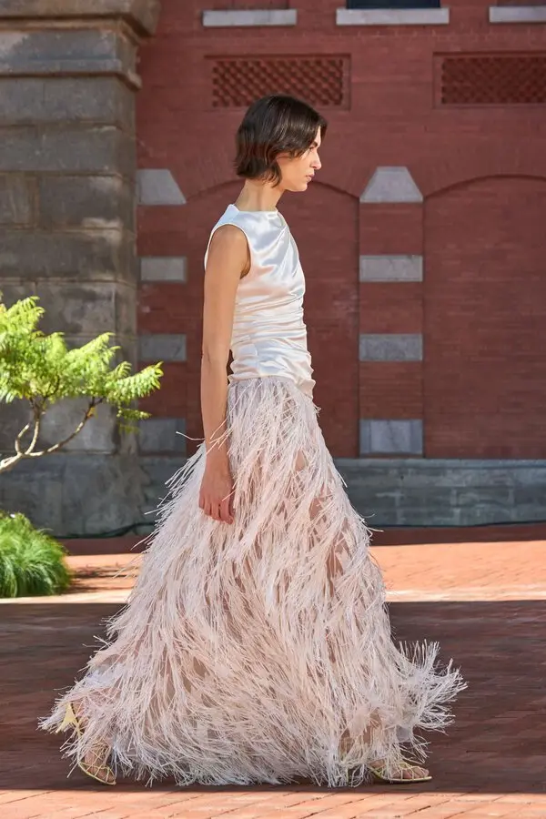 Ulla Johnson Giselle Ss Fringe Gown