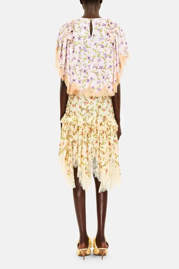 Ulla Johnson Isolina Midi Ruffle Skirt