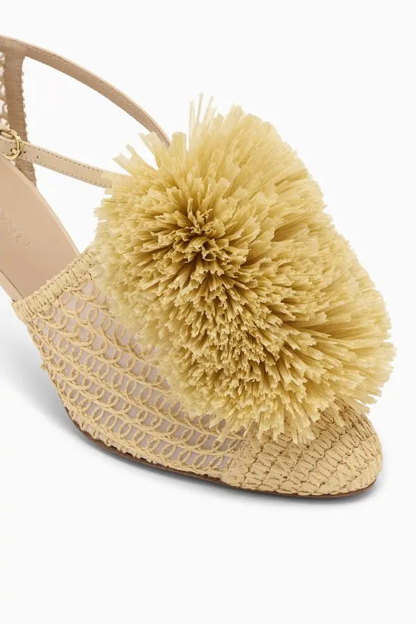 Ulla Johnson Raffia High Vamp Pump