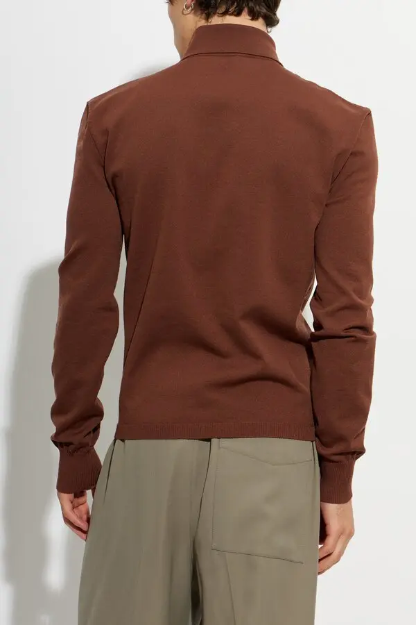 Bottega Veneta Long Sleeve Polo Shirt