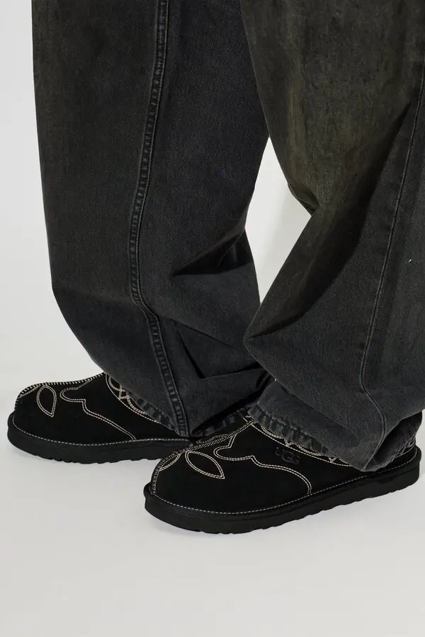 UGG Tasman Western Leather Slip-on Shoes