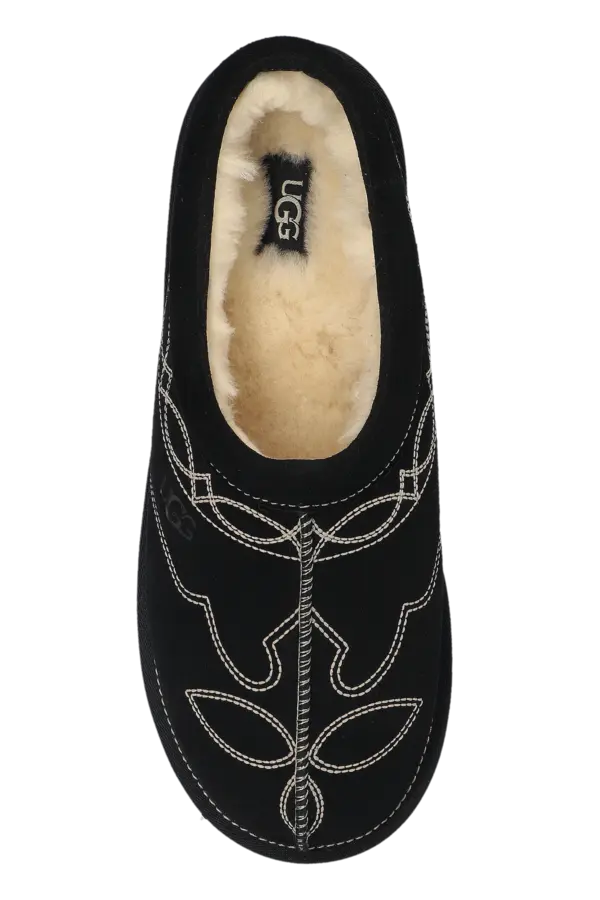 UGG Tasman Western Leather Slip-on Shoes