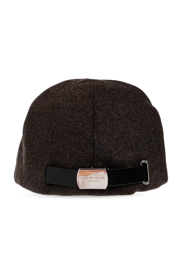 Giorgio Armani Wool Flat Cap