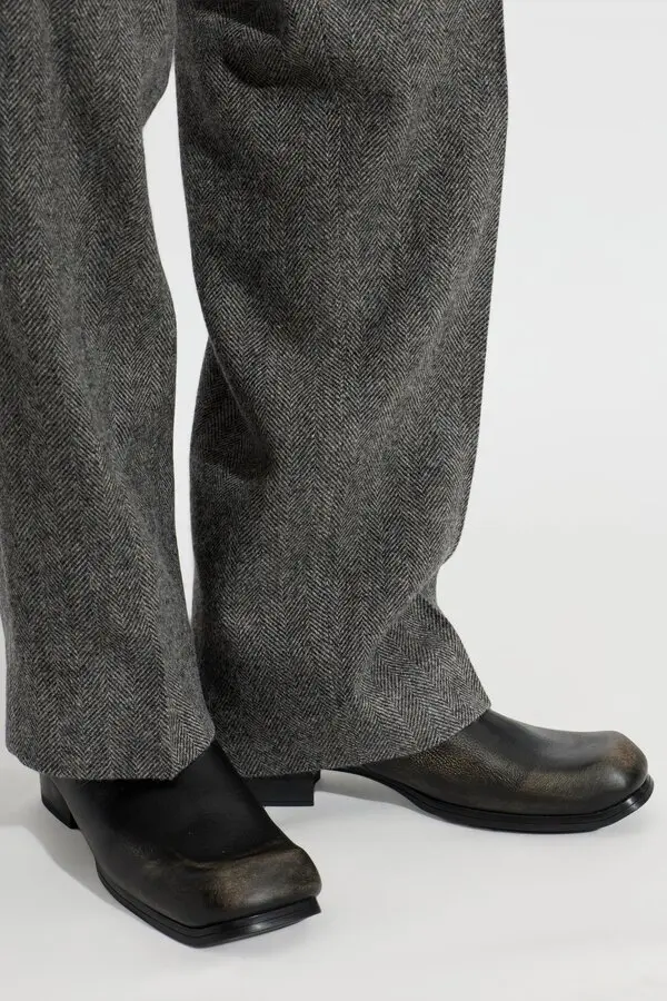 MAISON MARGIELA Leather Ankle Boots