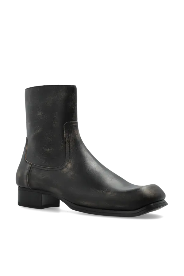 MAISON MARGIELA Leather Ankle Boots