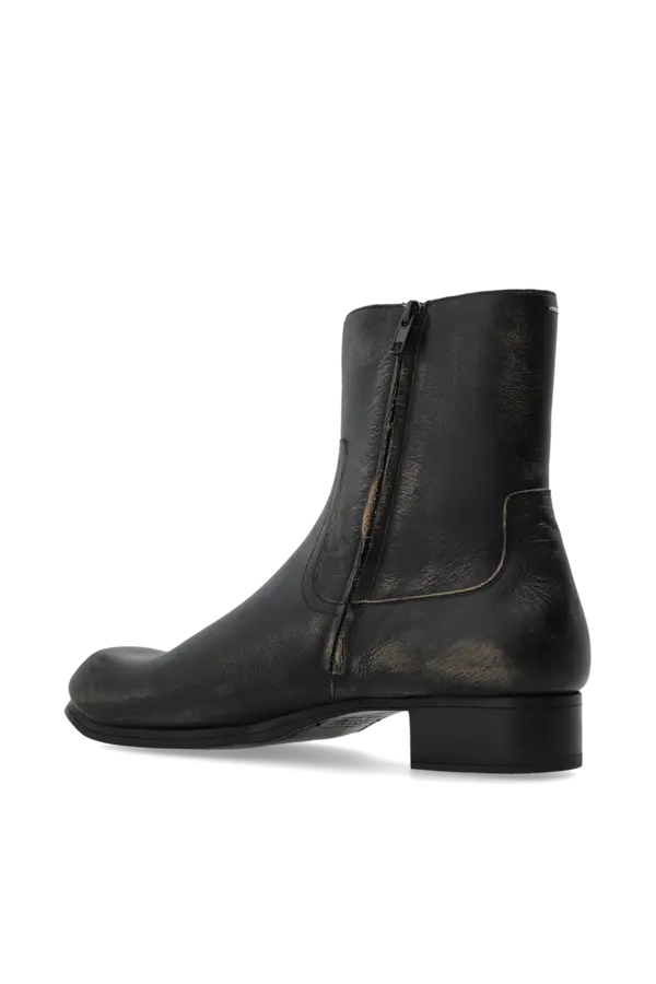 MAISON MARGIELA Leather Ankle Boots