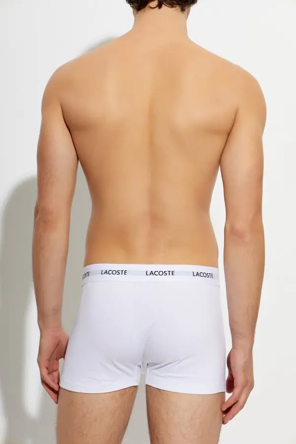 Lacoste Three-pack Of Cotton Boxers