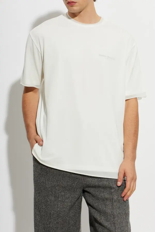 MAISON MARGIELA Double-layered T-shirt With Logo