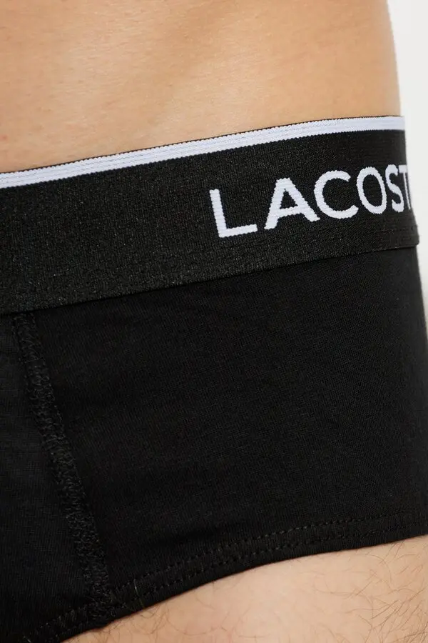 Lacoste Three-pack Of Cotton Briefs