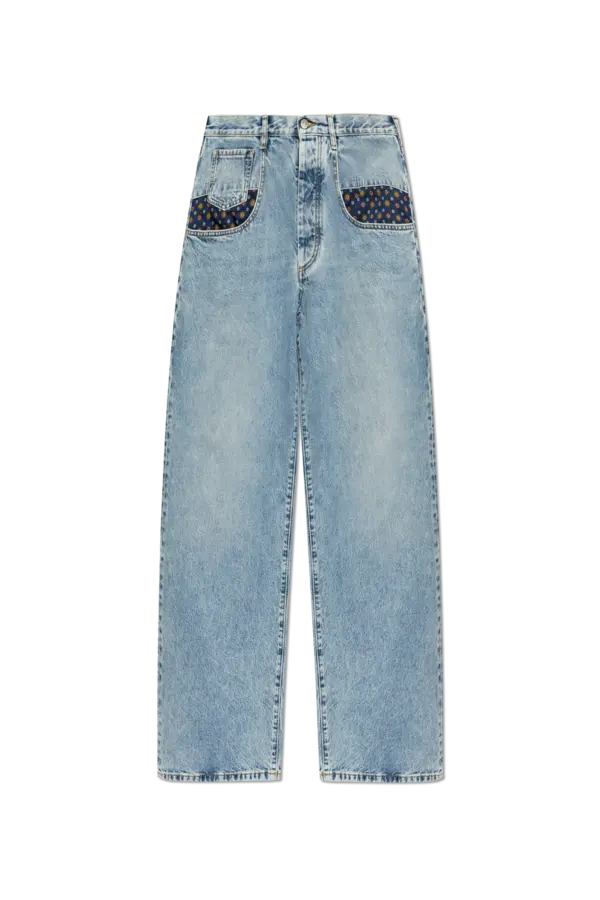 MAISON MARGIELA Wide-leg Jeans - Light Blue