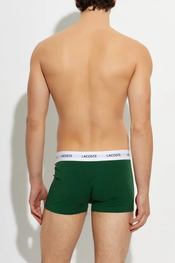 Lacoste Set Of Three Cotton Boxers