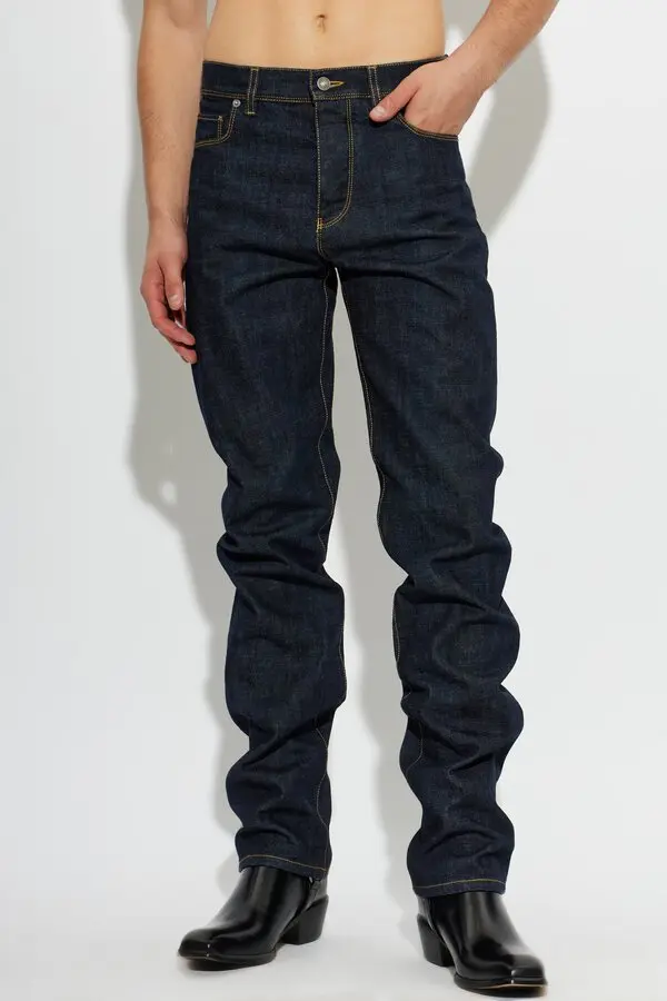 Fendi Straight-leg Jeans – Deep Navy By