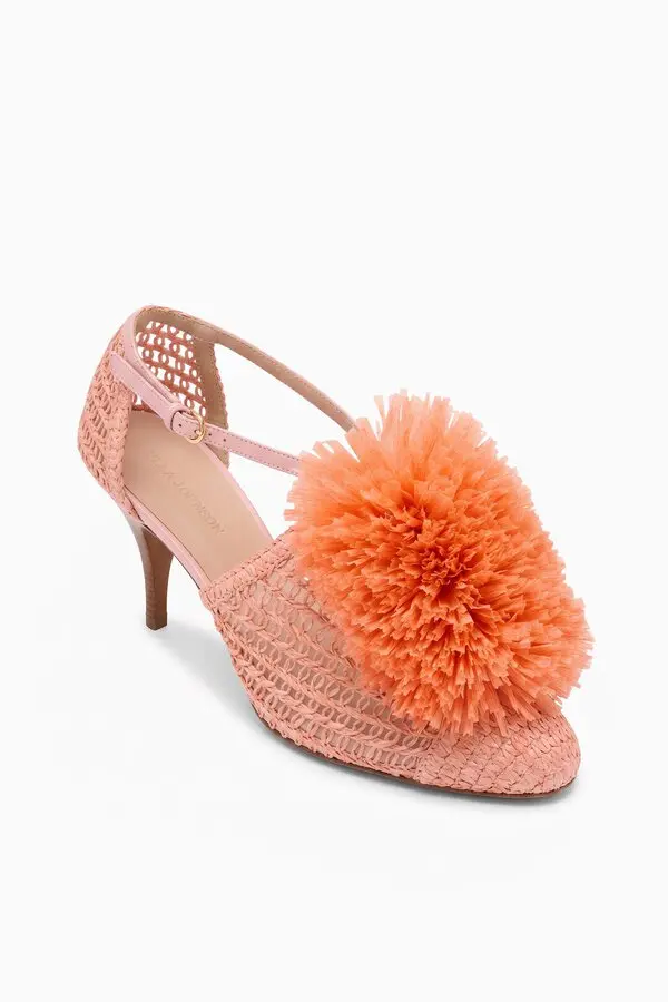 Ulla Johnson Raffia High Vamp Pump