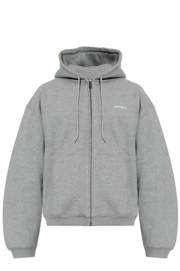 Carhartt Work In Progress Ebbert Zip-up Hoodie In Melange