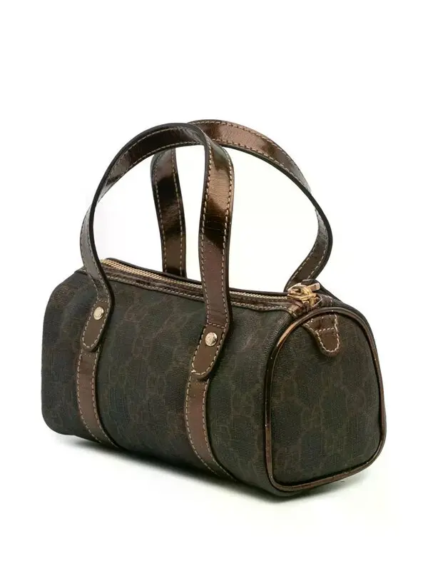Gucci 2000-2015 Micro Gg Supreme Joy Boston Bag - Brown