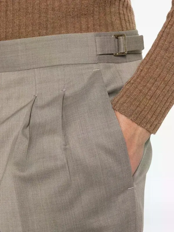 BRIGLIA 1949 Pleated Side-adjuster Trousers
