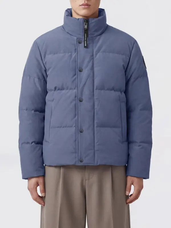 Canada Goose Puffer Jacket In Recycled Technical Fabric With High Neck And Contrast Logo