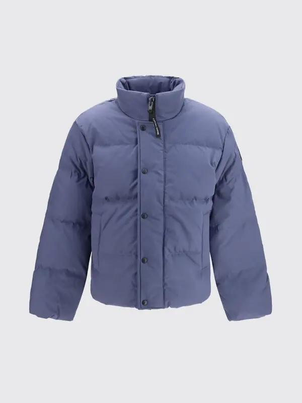 Canada Goose Puffer Jacket In Recycled Technical Fabric With High Neck And Contrast Logo