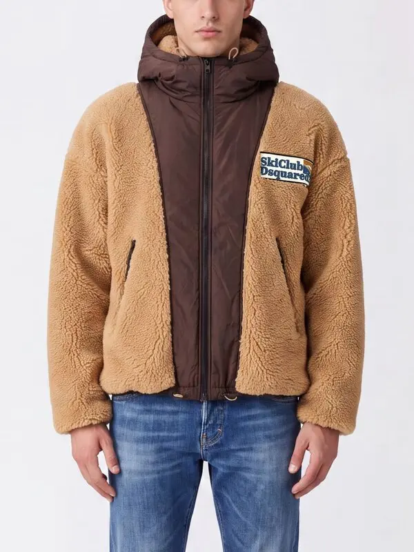 Dsquared2 Reversible Bi Sherpa Hooded Jacket