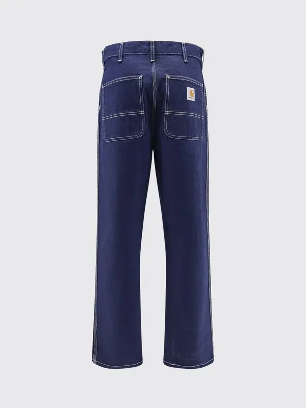 Carhartt Work In Progress Simple Wide-leg Jeans In Cotton - Blue