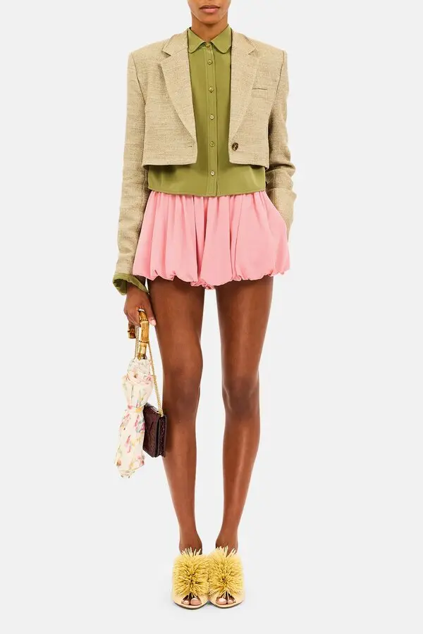 Ulla Johnson Fiore Ls Cropped Blouse
