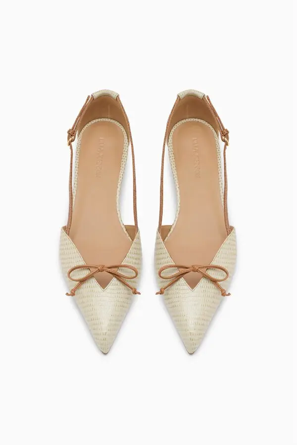 Ulla Johnson Bow Kitten Heel Slingback