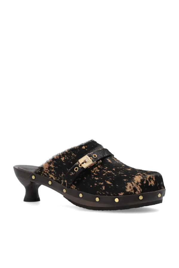 DR. SCHOLL'S SHOES Pescura Clarie Clog Heeled Mules