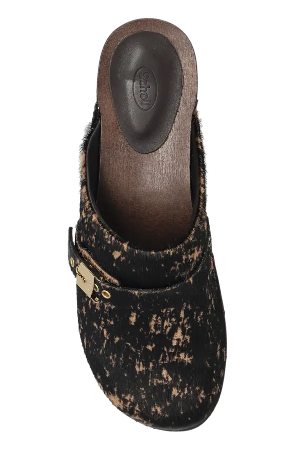 DR. SCHOLL'S SHOES Pescura Clarie Clog Heeled Mules