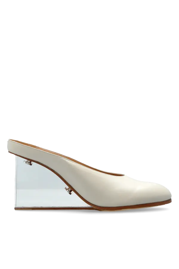 MAISON MARGIELA Wedge Mules - Cream